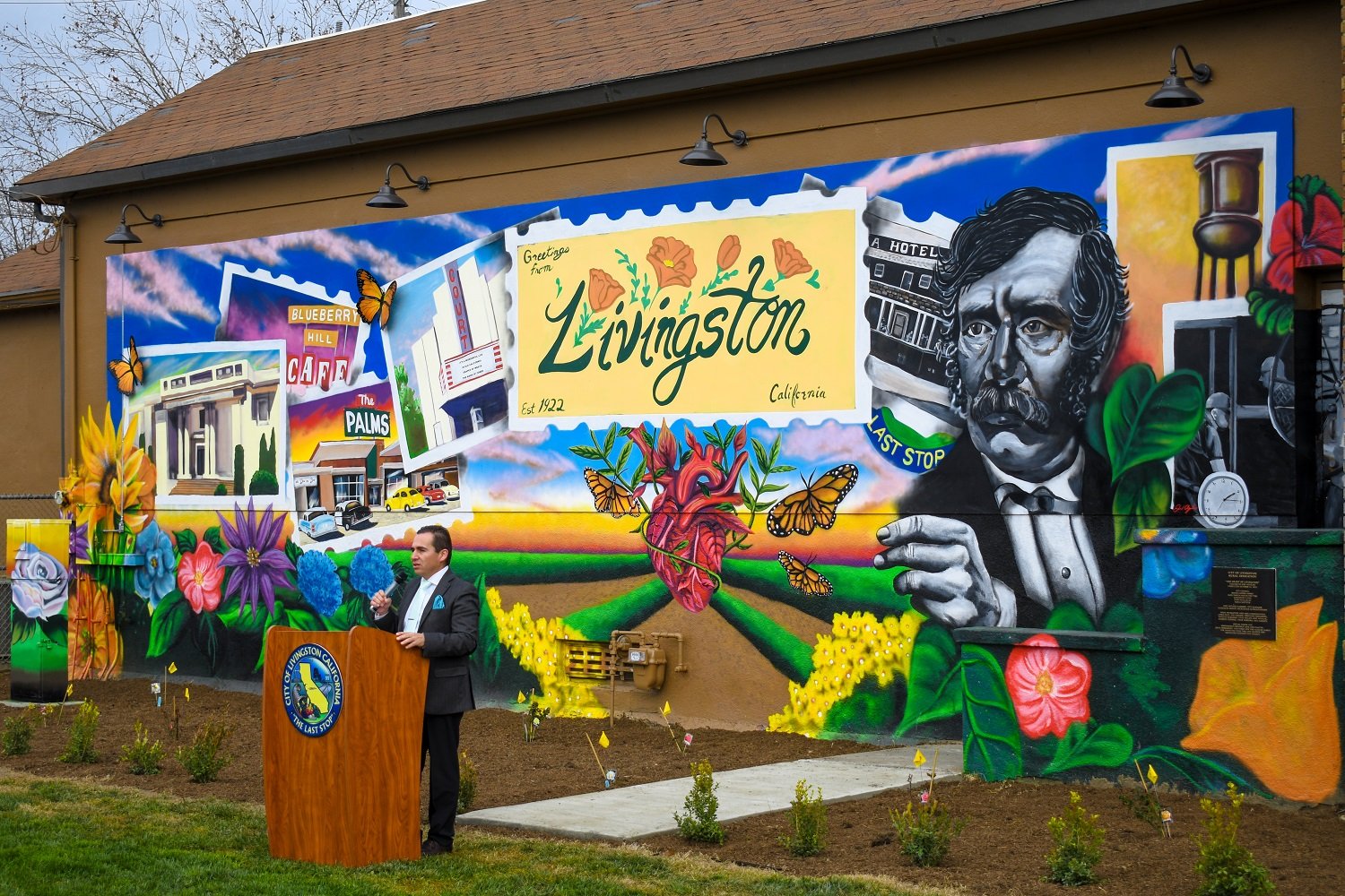 Livingston unveils first mural in push for more public art — Merced ...